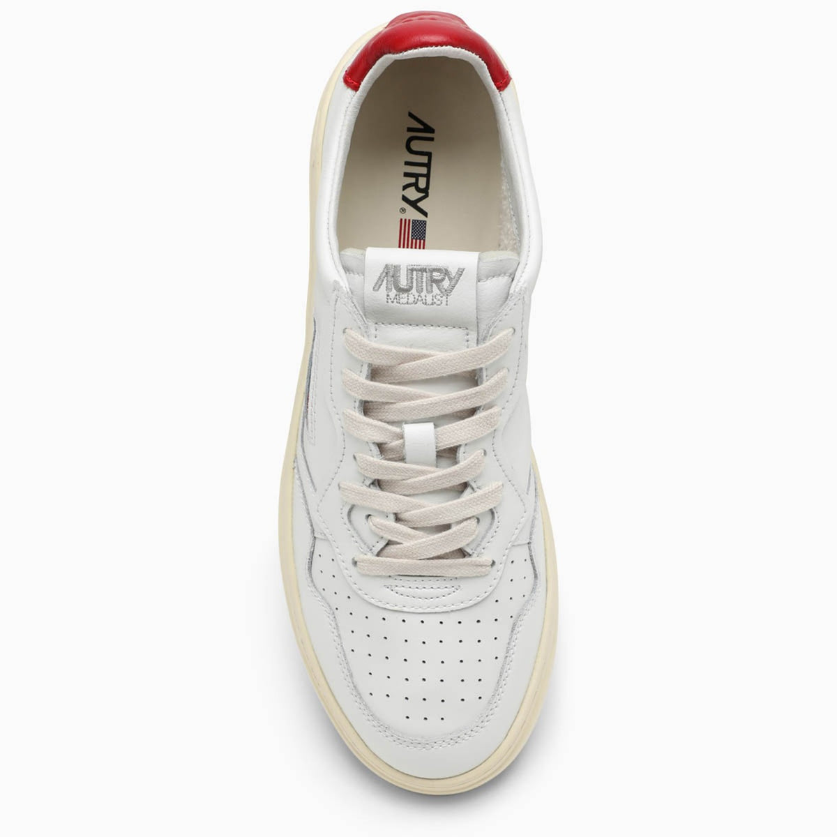 Autry Medalist White/Red Trainer | Balardi