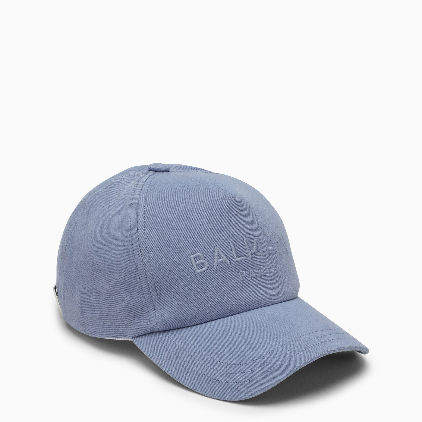 Balmain Light Blue Baseball Cap With Logo – Balardi