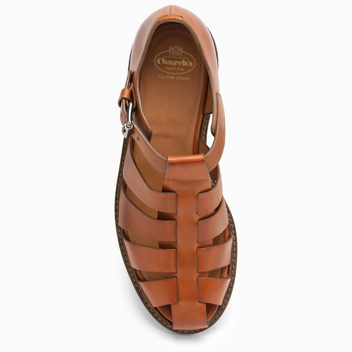 Church's Hazelnut Leather Sandal | Balardi