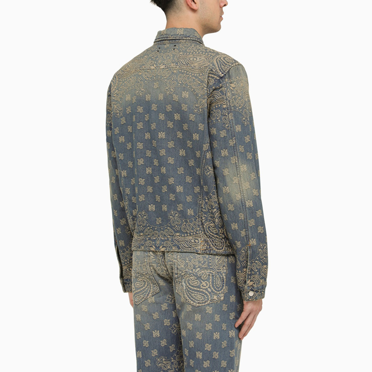 Amiri Denim Bandana Pattern Jacket | Balardi