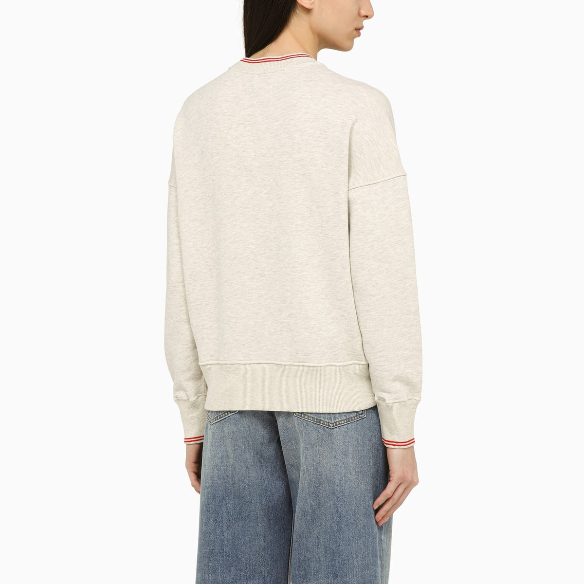 Autry Melange Crewneck Sweatshirt With Logo | Balardi