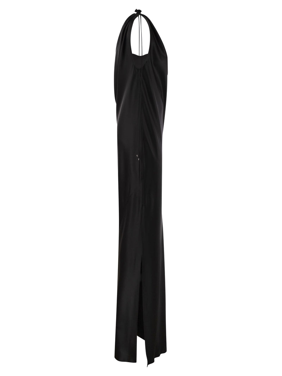 Max Mara Opera Silk Satin One Shoulder Dress | Balardi