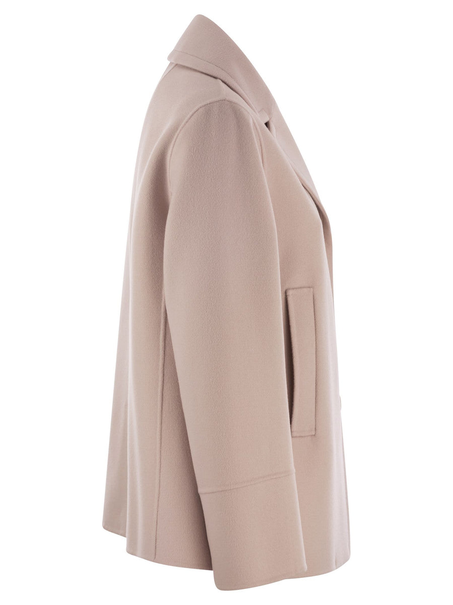 S Max Mara Moon Single Breasted Wool Caban | Balardi
