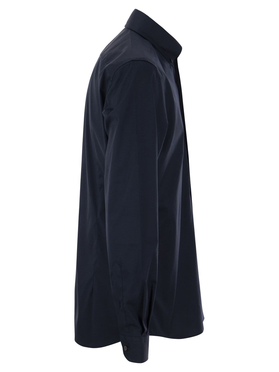 Fay Stretch French Collar Shirt | Balardi