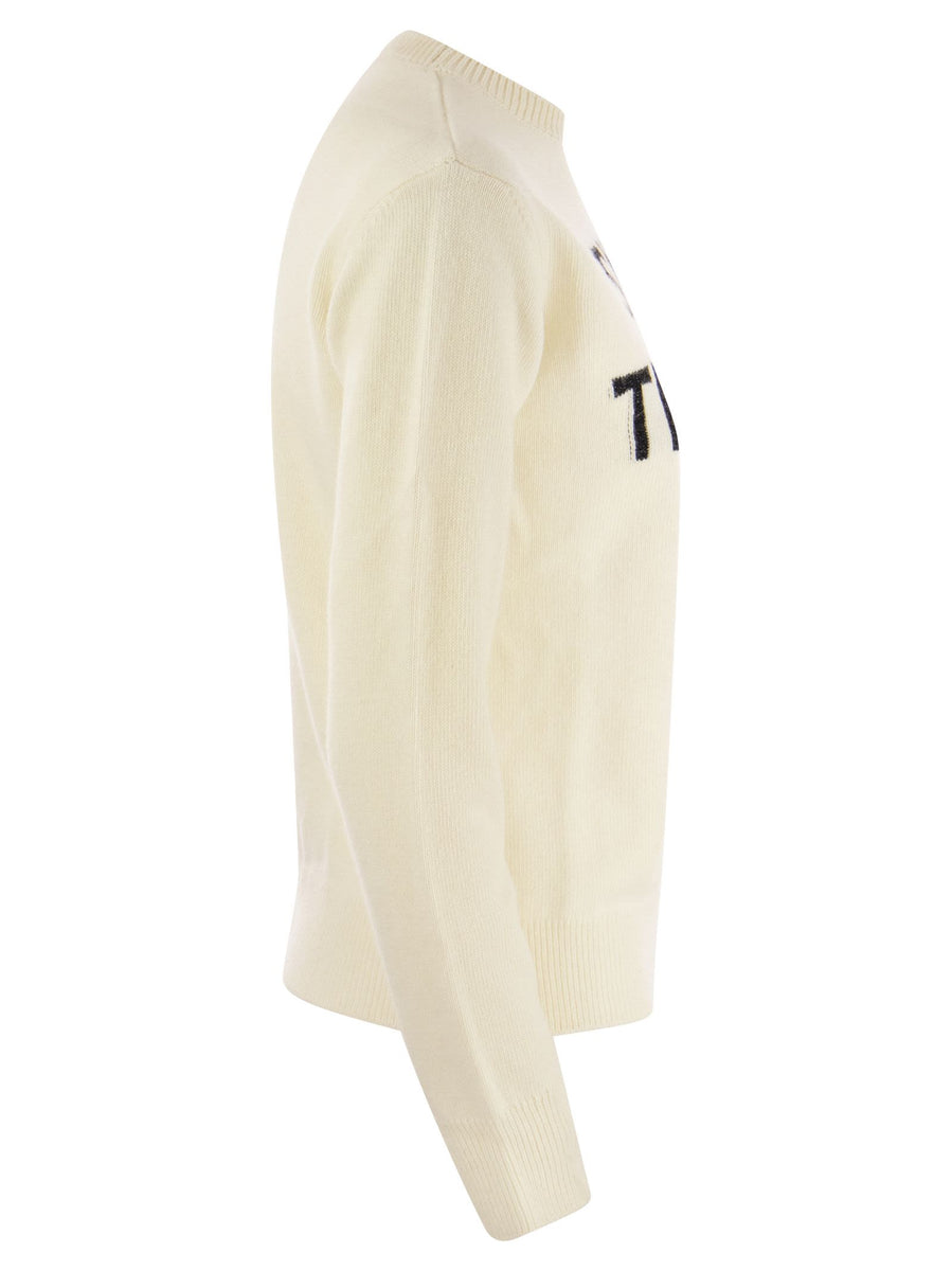 Mc2 Saint Barth Wool And Cashmere Blend Jumper With Simply The Best ...