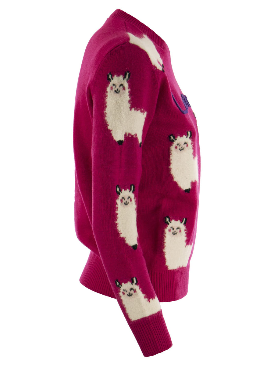 Mc2 Saint Barth Wool Blend Jumper With Embroidery | Balardi