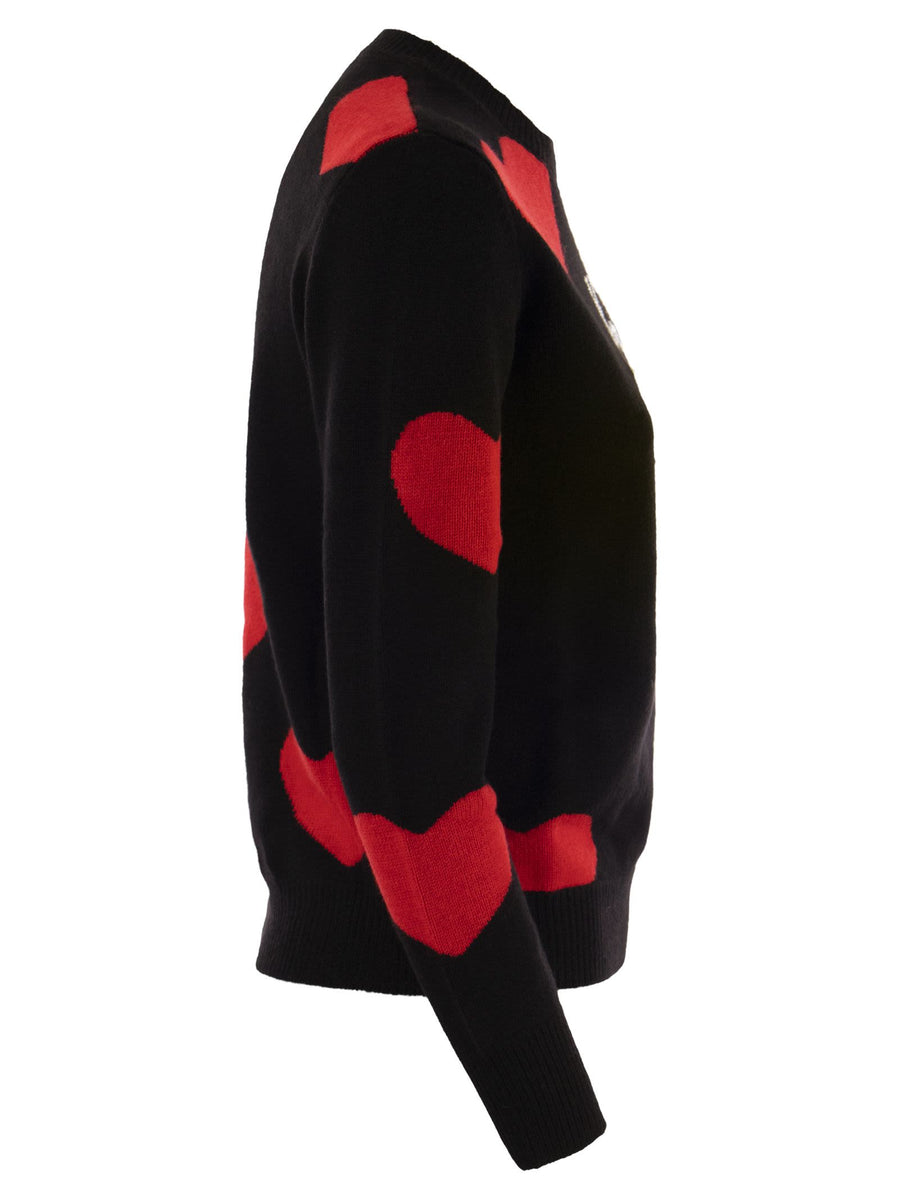 Mc2 Saint Barth Wool Blend Jumper With Embroidery | Balardi