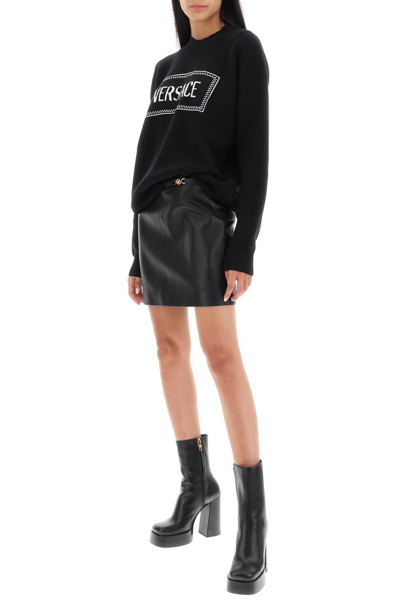 Versace Medusa '95 Leather Mini Skirt | Balardi